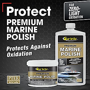 Star brite Premium Marine Polish with PTEF - Boat Wax That Seals & Protects Gel Coat with a High Gloss Finish