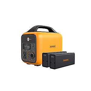 Runhood Portable Power Station Rallye 600, 648Wh Hot Swappable&Replacebale Battery, Full Power in Seconds, 2X600W(Peak 1200) Pure Sine Wave AC Outlet Modular Solar Generator for Camping/RVs/Home Use