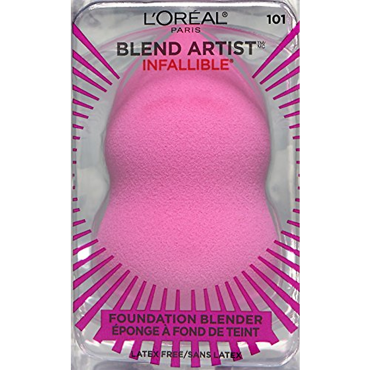 L'Oreal Paris Makeup Infallible Blend Artist Makeup Blender Sponge, 0.8 oz