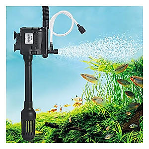 TARARIUM Aquarium Power Head Pump 158GPH Submersible Wave Maker Water Pump Oxygen Aerator Air Pump for Fish Tanks 10-50 Gallon