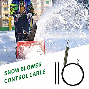 POSEAGLE 2 Pack 946-04701 Auger Clutch Cable Compatible with Cub Cadet MTD 946-04701, 746-04701, 946 04701, 746 04701, 946 04701, 746 04701