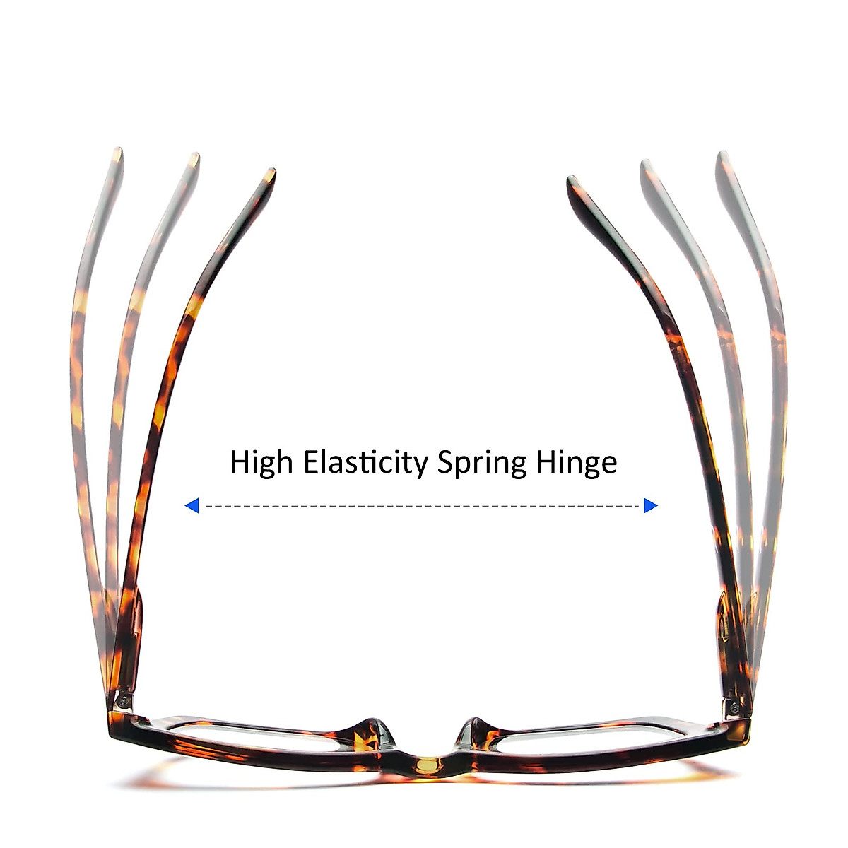 REAVEE 3 Pack Oprah Style Reading Glasses Blue Light Blocking Computer Square Readers for Women with Spring Hinge Anti Glare/Eyestrain 1.5