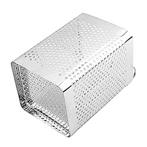 Eioflia Cutlery Draining Basket Stainless Steel Chopstick Sink Holder Spoon Storage Case Drain Chopstick Holder Sink Caddy Holder