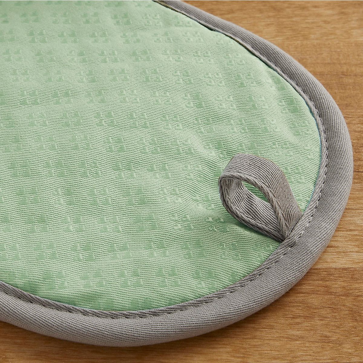 KitchenAid Asteroid Pot Holder 2-Pack Set, Pistachio, 6.5"x10"