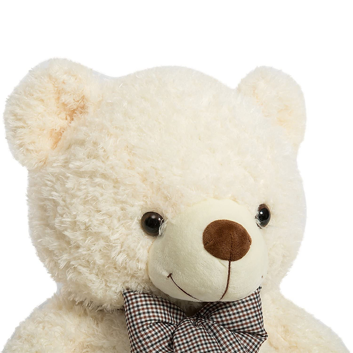 iBonny Teddy Bear Stuffed Animals Plush Soft Cuddly Bear 32 Inch Beige