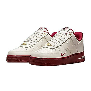 Nike Air Force 1 Low Women Sail/Team Red-Metallic Gold DQ7582-100 8
