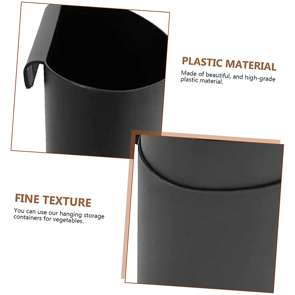 Generic 4Pcs Little Hanging Bucket for Rolling Cart Portable Storage Basket Hanging Cup Holder for Easy Organization in Kitchen Office Kids Room