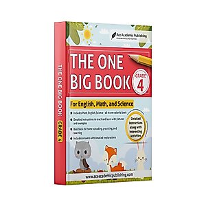 The One Big Book - Grade 4: For English, Math and Science