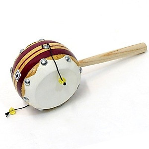 Decorative Mexican Spinning Drum or Monkey Drum