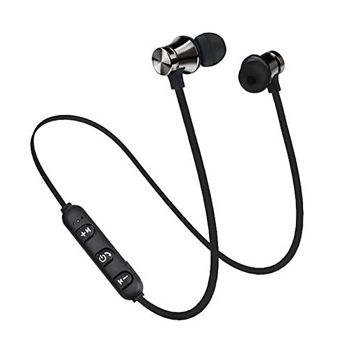 Bluetooth Headphones - Best Sports Earbuds - Headphones Wireless Bluetooth - Xt11 Earphone Wireless Magnetic in-Ear Universal Bluetooth Earphone for Sports Blue