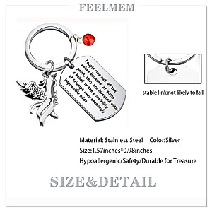 FEELMEM Rising Phoenix Bird Jewelry People Rise Out of The Ashes Fire Bird Keychain New Beginning Gifts Encouragement Recovery Graduate Gifts (Phoenix-ky)