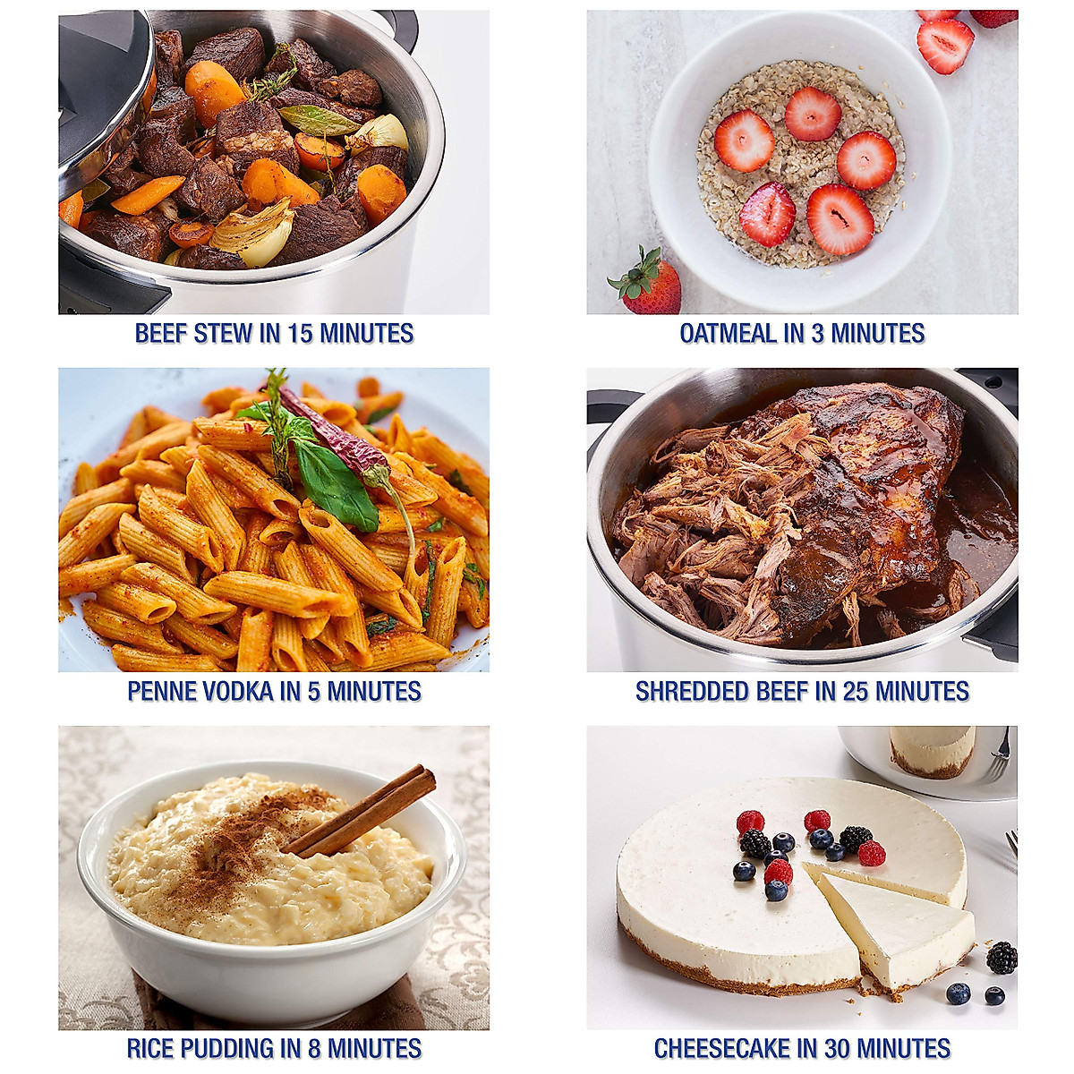 Zavor EZLock Stove Top Pressure Cooker 10 Quart - Canning Ready, Stainless Steel, Multi Pressure Levels, Easy Locking, Induction Ready, 4 Jar Canning Capacity, Digital Cookbook & Steamer Basket