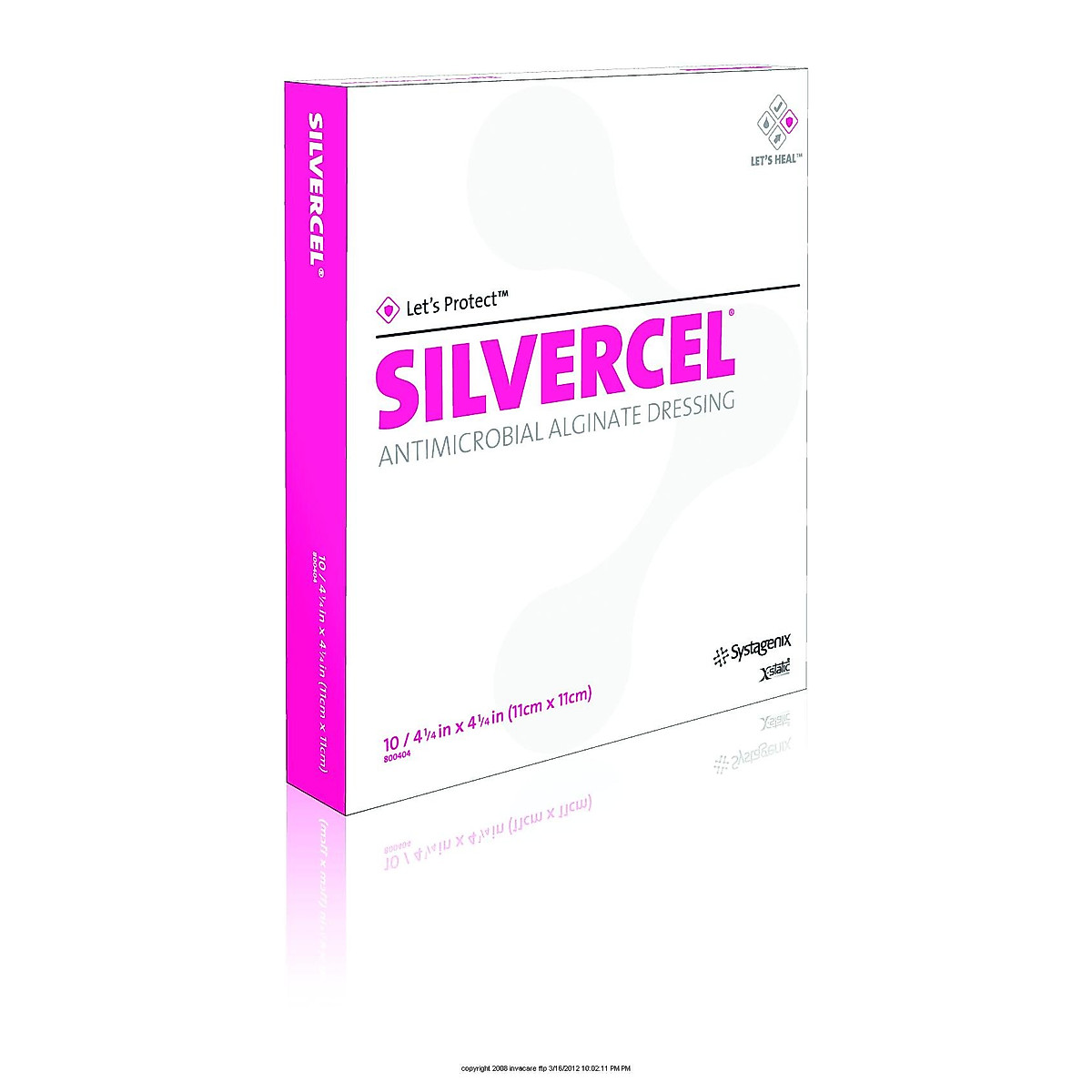 SILVERCEL Antimicrobial Alginate Dressing [SILVERCEL dressingNG 4X4]