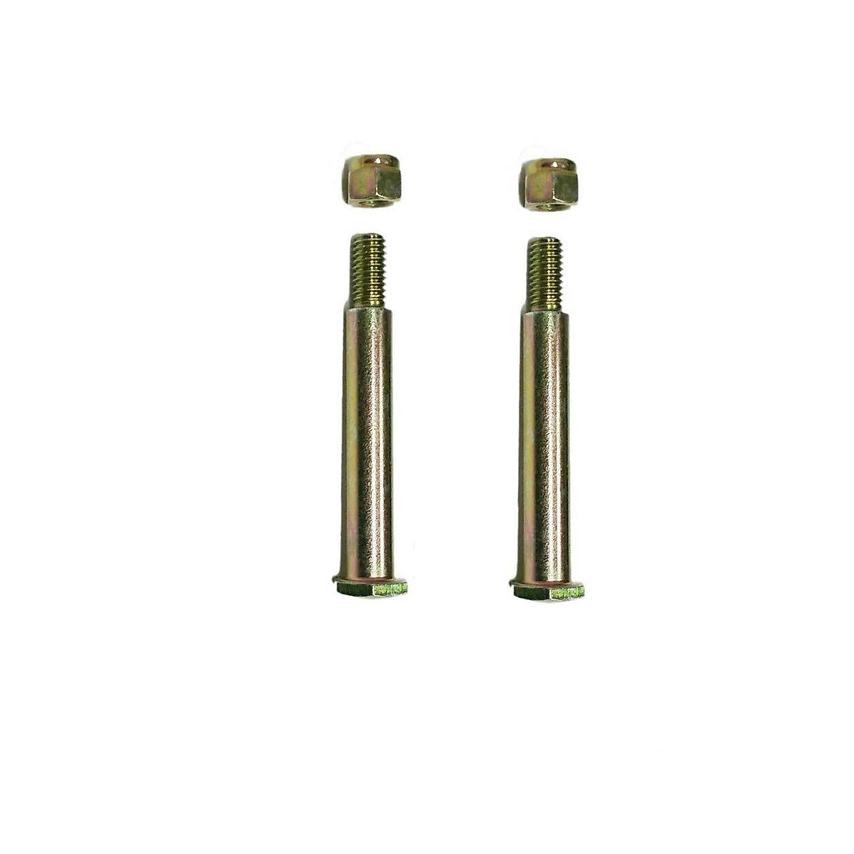 Thaekuns 137644,532193406,73930600,738-3056,712-04065 Replacement Wheel Shoulder Bolt with Lock Nut for Craftsman Poulan Husqvarna,MTD Cub Cadet(Set of 2)