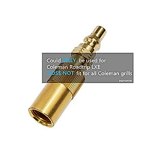 DOZYANT Low Pressure 1/4'' RV Quick Connect Disconnect Conversion Fitting Adapter Fit for Coleman Roadtrip LXE Portable Grill