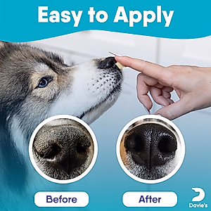 Davie's Snout Rescue - Dog Nose Balm for Dry Nose, All-Natural Dog Paw Pad Balm, Paw Balm Dogs Lick Safe, Snout Soother for Dogs and Cats, Paw Soother for Dogs, Made in USA - 1oz