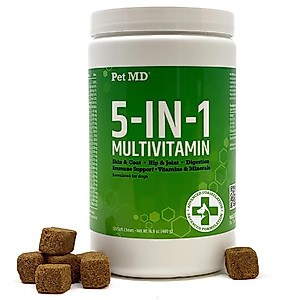 Pet MD 5in1 Multivitamin & Advanced Hip & Joint Soft Chew Bundle