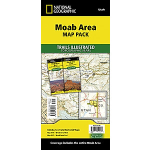 Moab Area [Map Pack Bundle] (National Geographic Trails Illustrated Map)