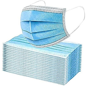 PURE GEM Premium Pack of 100 Children's Size Single Use Disposable Kids Face Mask, Boys and Girls, Soft on Skin, Bulk Pack 3-Ply Masks | Facial Cover with Elastic Earloops For Childcare, School