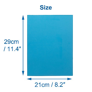 Baker Ross AX949 Rainbow Colored Foam Sheets - Pack of 20, Colored Art Supplies for Kids Craft Making Activities