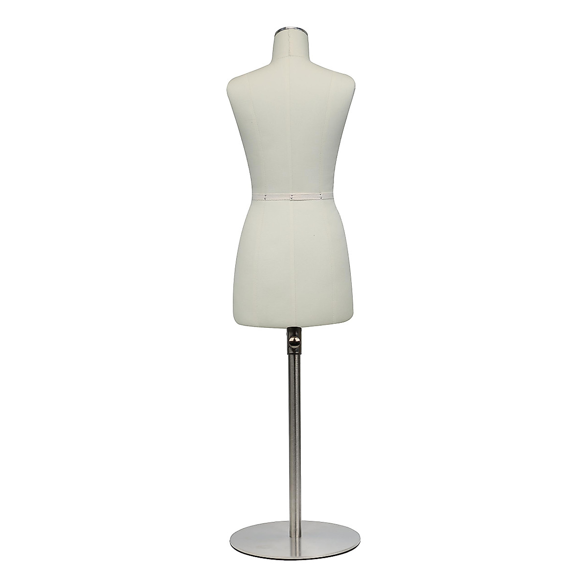 Jelimate Half Scale Dress Form Size 12 (Not Adult Full Size) Female Torso Mini Dressmaker Dummy for Sewing Pattern Maker's Professional Half Size Mannequin,Beige