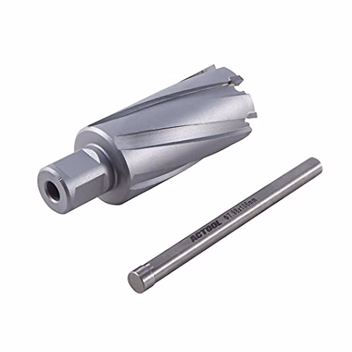 ACTOOL 1-3/8'' Diameter x 2'' Depth of Cut Carbide Tipped TCT ANNULAR Cutter with 3/4'' Weldon Shank