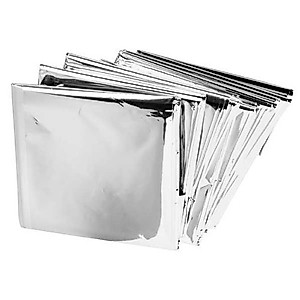 BH Lot of 50 Emergency Mylar Blankets - 84" x 52"