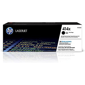 HP 414X Black High-yield Toner Cartridge | Works with HP Color LaserJet Enterprise M455dn, MFP M480f; HP Color LaserJet Pro M454 Series, HP Color LaserJet Pro MFP M479 Series | W2020X
