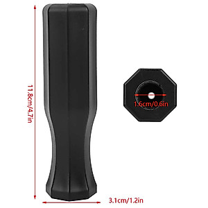 plplaaoo 8 Pcs Octagonal Handles Plastic Foosball Handle Grips, Foosball Handles of Standard Football Tables, Replacement Handles for Standard Foosball Tables,Foosball Table Parts