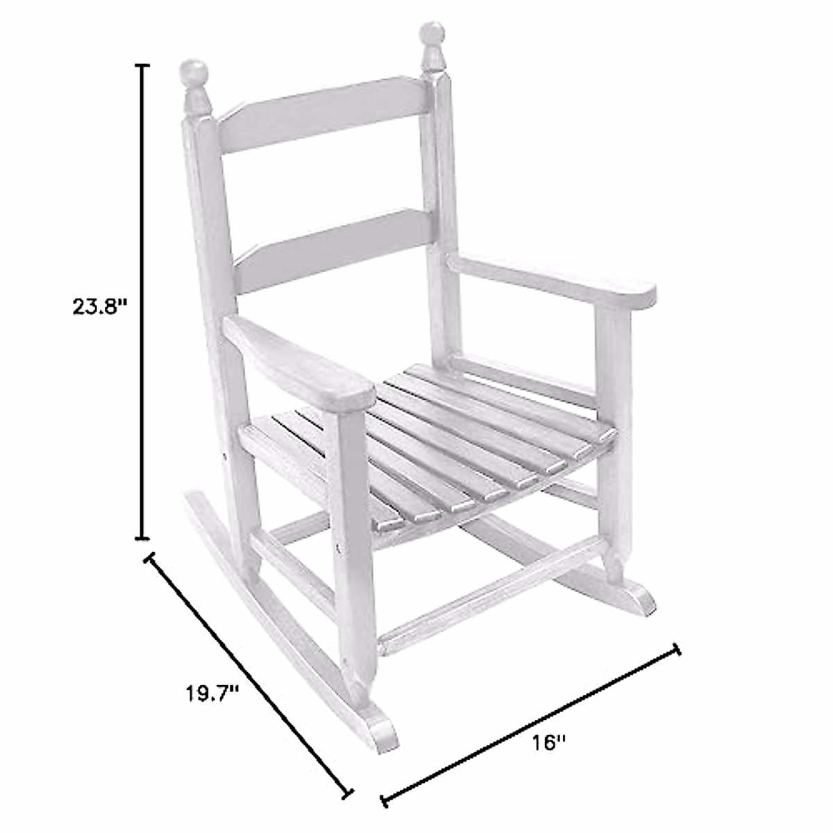 Leigh Country Heartland Junior Rocker-White Rocking Chair