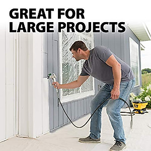 Wagner Spraytech 0580678 Control Pro 130 Power Tank Paint Sprayer, High Efficiency Airless with Low Overspray