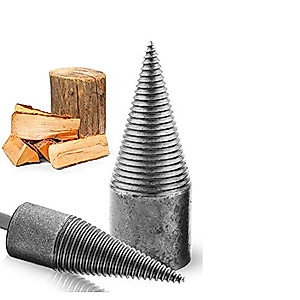 Wood Log Splitter Wood Splitter Drill,Heavy Duty Drill Screw Cone,Portable Wood Cut Tool for Hand Drill Stick (Square Shank)