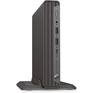 HP EliteDesk 800 G6 Mini Desktop Computer - 10th Gen Intel Core i7-10700T 8-Core up to 4.5 GHz CPU, 8GB RAM, 512GB NVMe SSD + 1TB HDD, Intel UHD Graphics 630, Wi-Fi 6 + Bluetooth 5.1, Windows 10 Pro