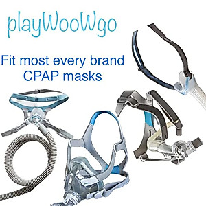 4 Pack CPAP Strap Covers ,CPAP Face cushion Pads, CPAP Strap Comfort Pads, CPAP Mask Cover Compatible for Full CPAP Mask to Reduce Headgear Pressure and Cheek Red Marks and Discomfort