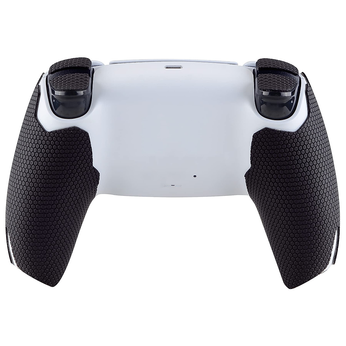 eXtremeRate PlayVital Anti-Skid Sweat-Absorbent Controller Grip for ps5, Professional Textured Soft Rubber Pads Handle Grips for ps5 Controller with Shoulder Button Trigger Stickers - Mecha Edition