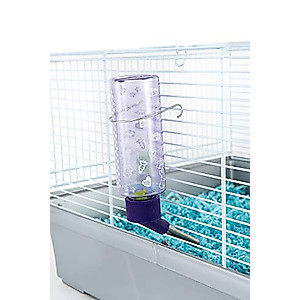 Lixit Critter Bright Water Bottles for Hamsters, Rabbits, Chinchillas, Ferrets, Guinea Pigs and Other Small Animals (4 Ounce, Assorted Colors Pack of 1)