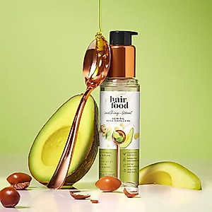Hair Food Sulfate Free Dye Free Smoothing Treatment Argan and Avocado, Hair Oil, 3.2 Fl Oz