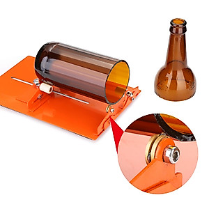 Replacement Blades for Glass Bottle Cutter, Glass Cutter Wheel Replacement 2 Packs, Metal Coating Cutting Wheel for Bottle & Lens Cutting Machine, Fit Most Brands of Glass Bottle Cutter Machine