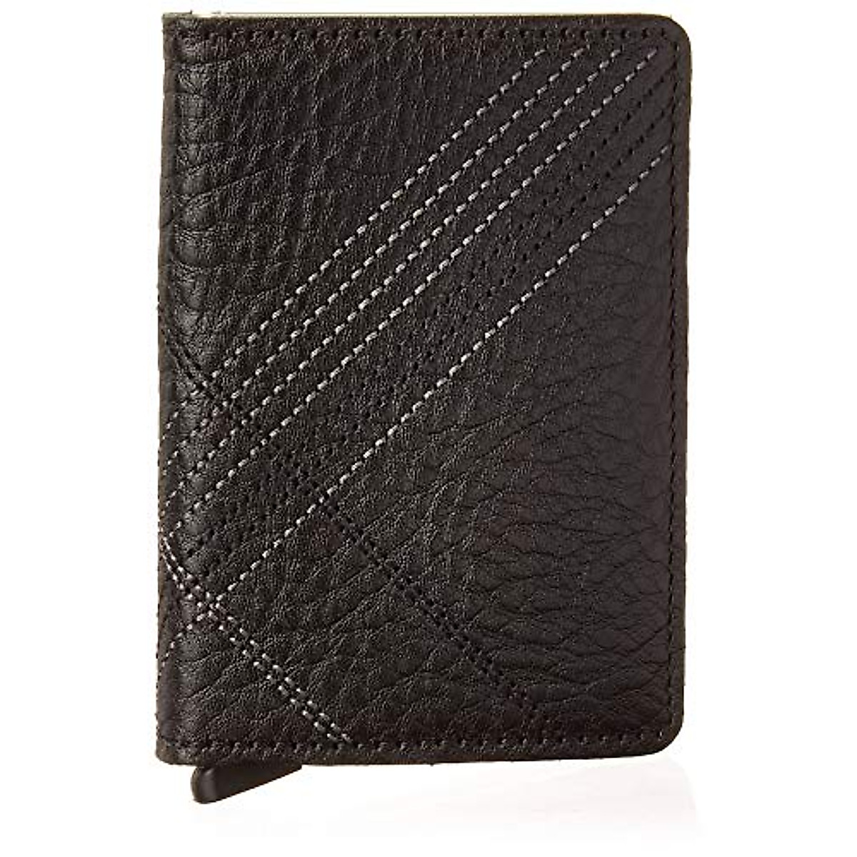 Secrid - Secrid Slim Wallet Stitch Embroidered Vegetable-Tanned (Linea Black)