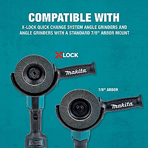 Makita T-03894 X-LOCK 4‑1/2" 40 Grit Type 29 Angled Grinding and Polishing Flap Disc for X-LOCK and All 7/8" Arbor Grinders