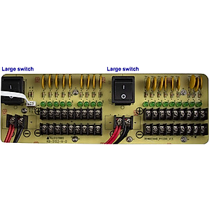 18 Outputs 12V DC 30 Amp Distribution Switching Power Supply Box for CCTV Security Cameras, UL Listed