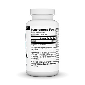 Source Naturals Charcoal - 100% Pure Activated, Digestive Aid* - 200 Capsules