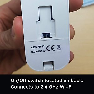 【OSI (Gen 1) Alarm Wireless PIR Motion Sensor】 Accessory for OSI DIY Home Wi-Fi Alarm Kit, Wi-Fi Wireless PIR Motion Sensor