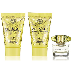 Versace Yellow Diamond Perfume for Women 3 Piece Mini Gift Set