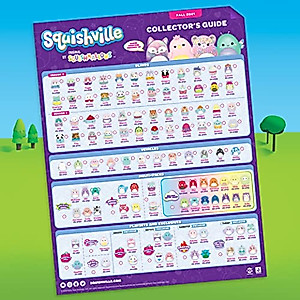 Squishville Mystery Mini-Squishmallows Plush - Wildlife Squad - Six 2-Inch Characters - Includes Michaela and Kiki Plus Four Mystery Figures - Irresistibly Soft, Colorful Plush