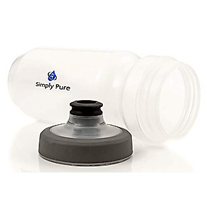 Simply Pure Purist 22 Oz BPA-Free Water Bottle by Specialized Bikes (Watergate Cap) - Clear