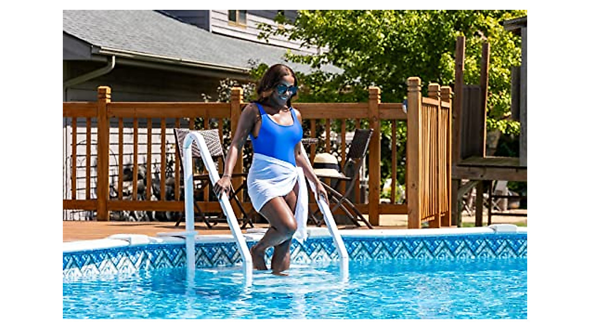 Blue Wave Above Ground Pool Step - Safe & Easy Exit Solution