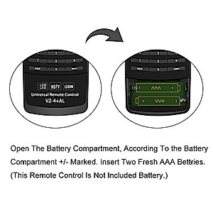 Gvirtue Universal Remote Control Compatible Replacement for Vizio E Series TV/M Series TV/HDTV/LCD/LED (with Keyboard)
