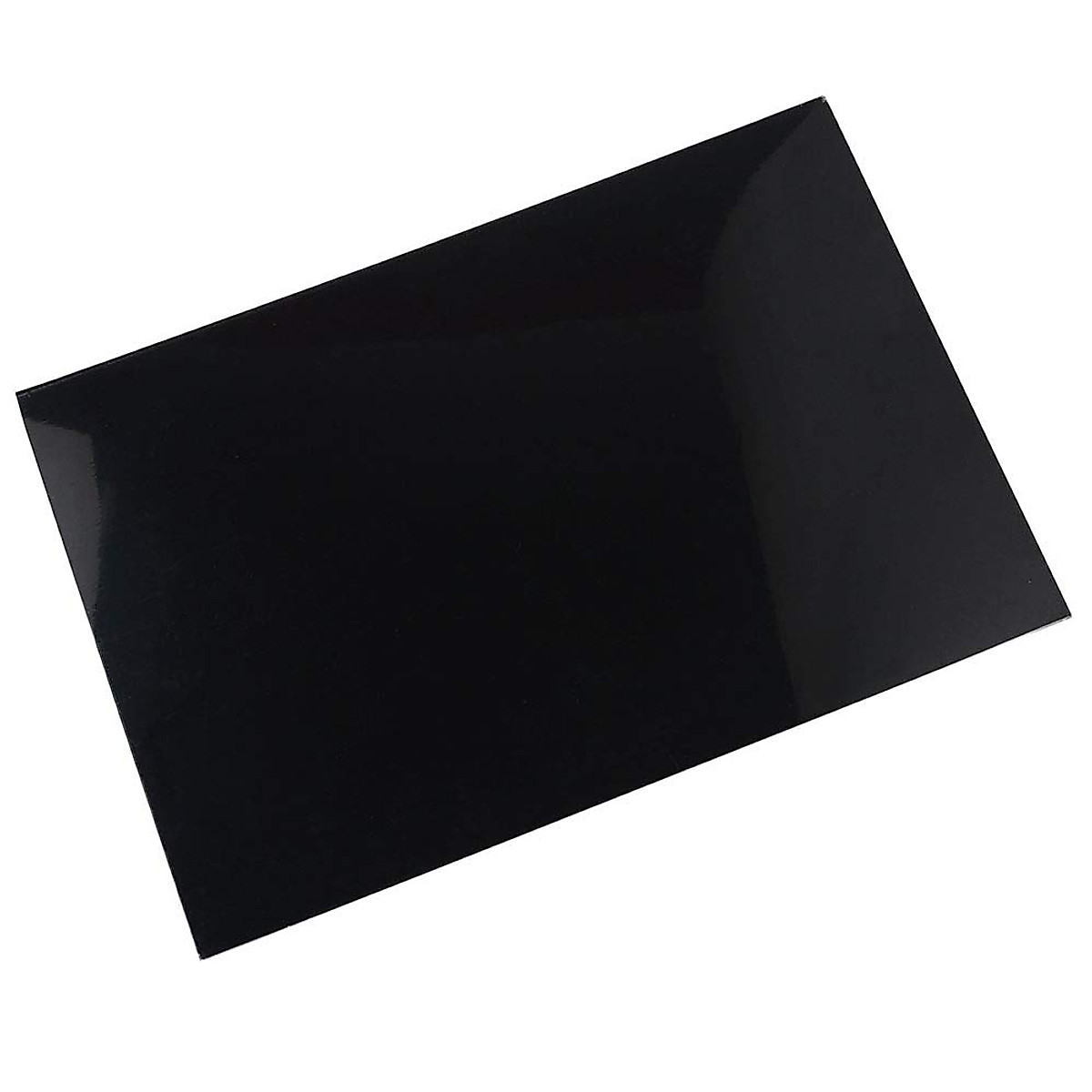 Mr.Power 11.6 x17 Inch Guitar Bass Pickguard Blank Material DIY Sheet Scratch Plate Backplate for Strat Tele Guitar Jazz P Bass (3Ply Black)