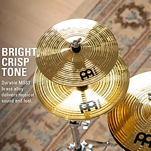 Meinl Cymbals HCS-FX HCS Cymbal Box Set Effects Pack with 10" Splash, 12" China, Plus a FREE Cymbal Stacker (VIDEO)